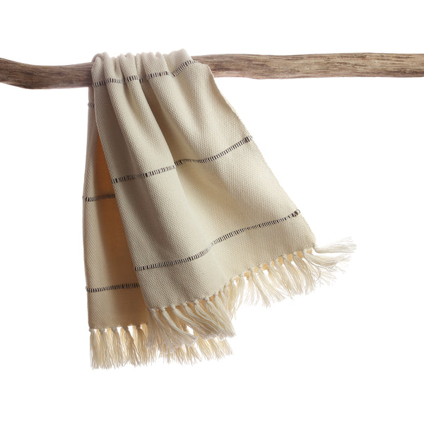 Brown Multi Striped Throw | Homelosophy